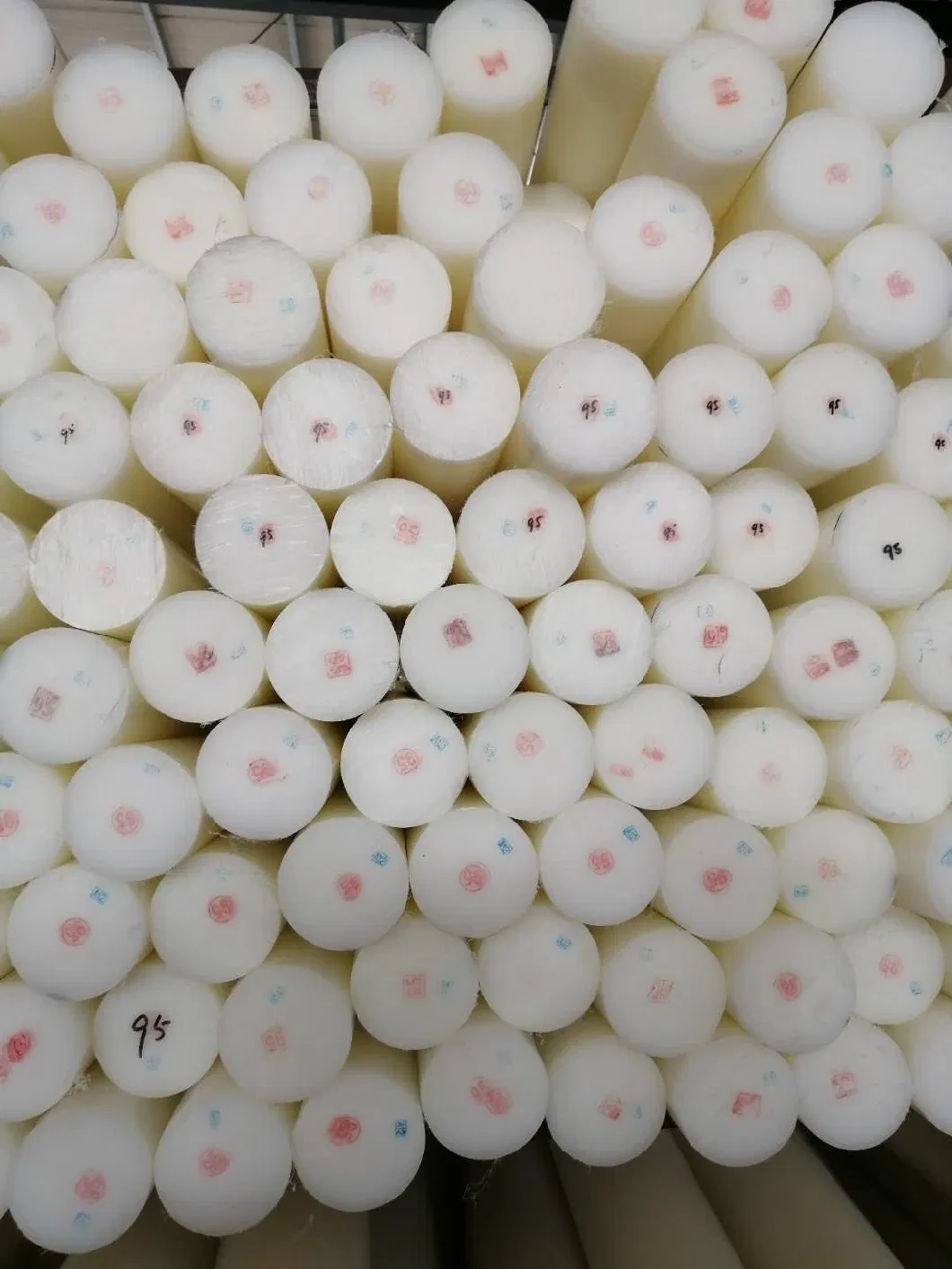 Wholesale PA6 Rod Mc Casting Nylon Bar with Blue Colour Mc Nylon Tube ...