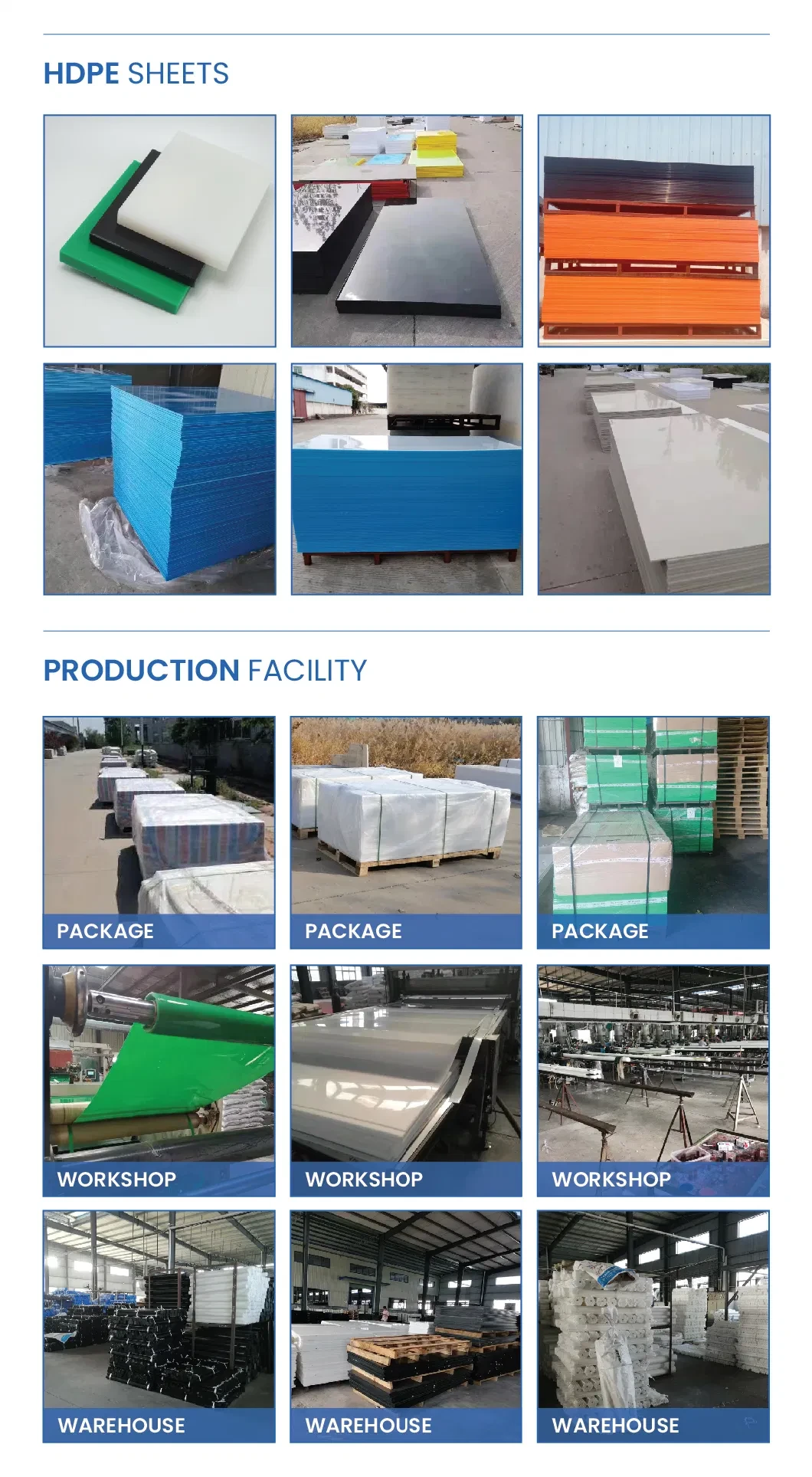 Wholesale High Density Polyethene Sheets PP Sheet Pph Board HDPE Sheet ...