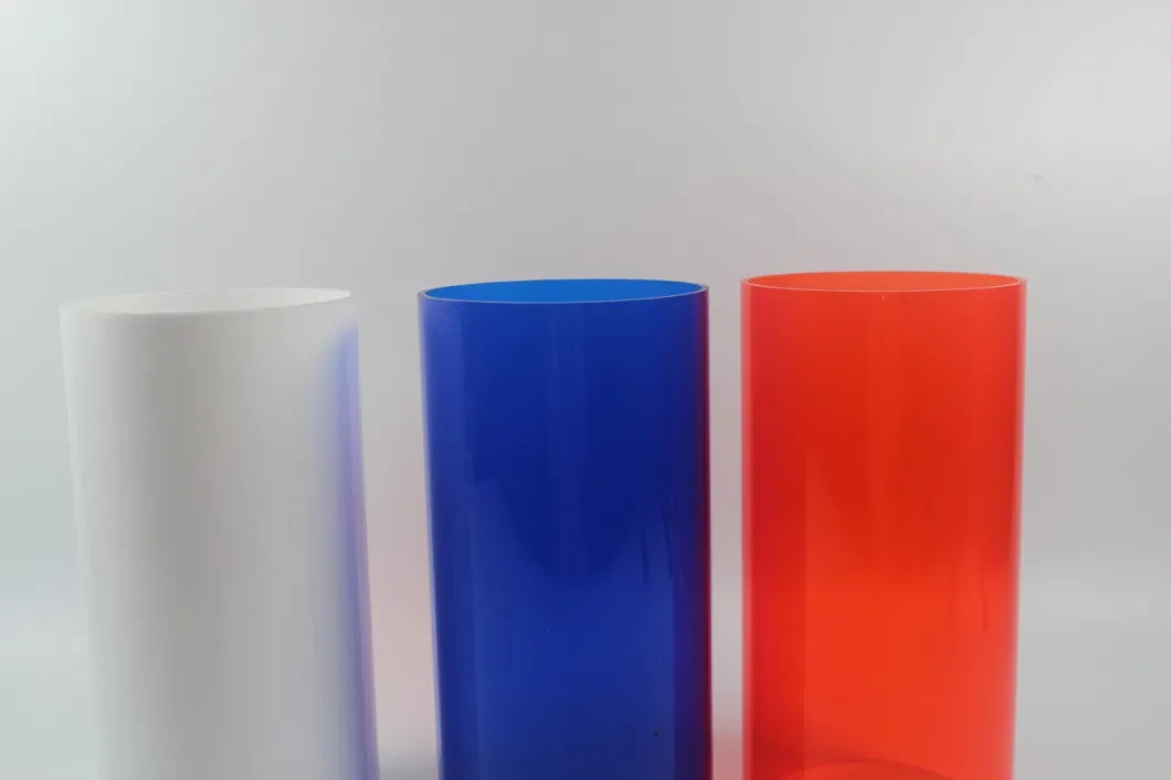 Wholesale Frosted Opaque Acrylic Tube for Lamp Thick Wall Milky White ...